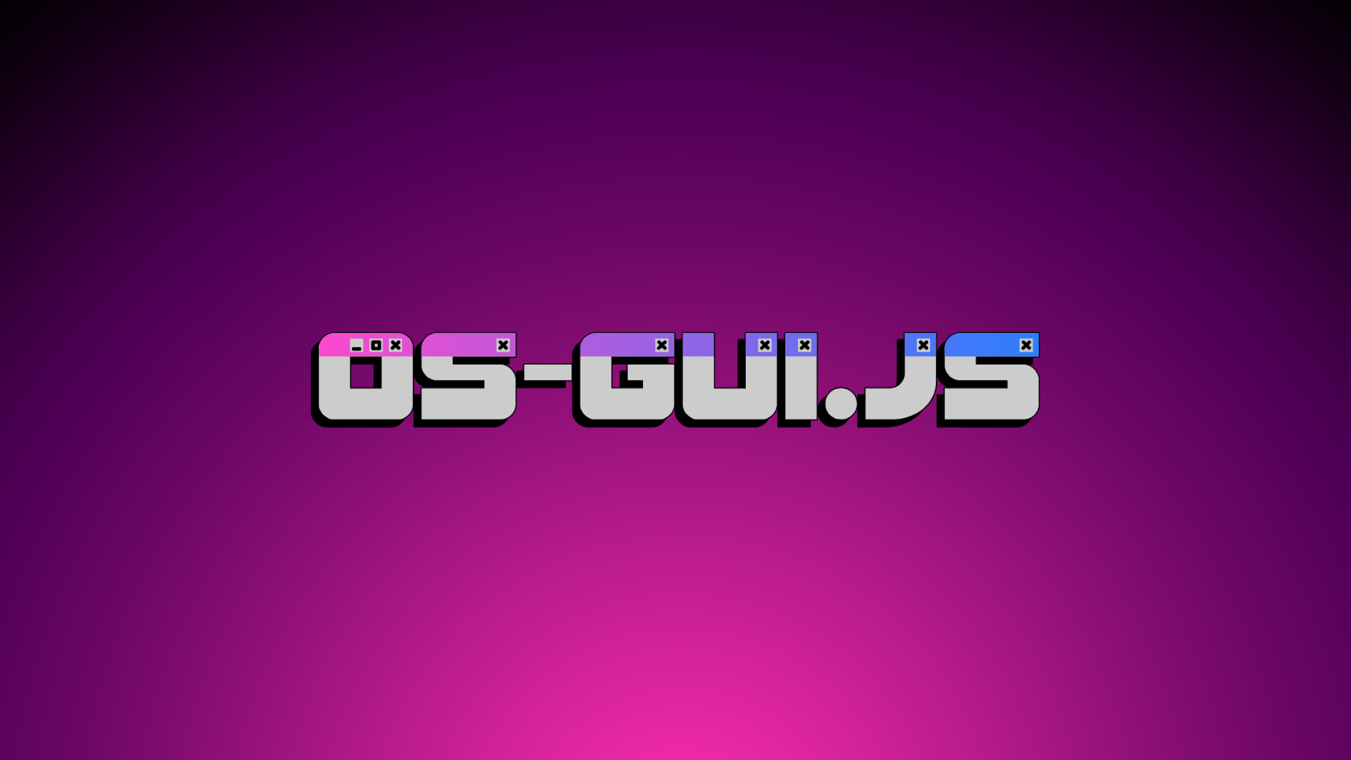 OS GUI — Windows 98 CSS+JS Library Demo